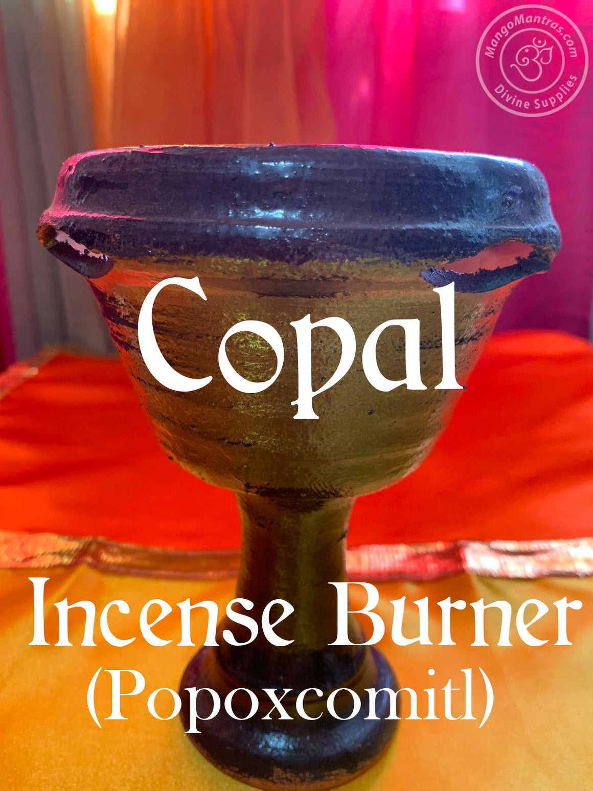 Copal Incense Burner #1 (Popoxcomitl) – Mango Mantras LLC